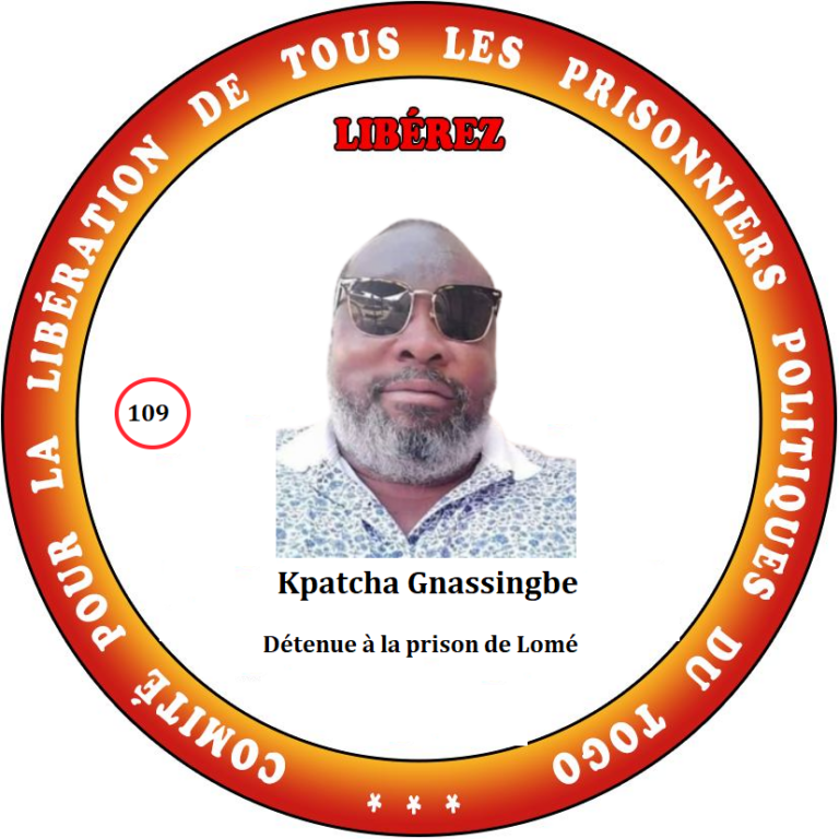 Prisonnier politique TOGO
